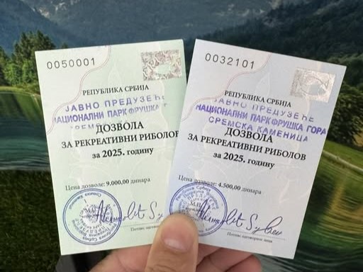 Dozvole za rekreativni ribolov u Srbiji 2025. | List MUŠIČAR